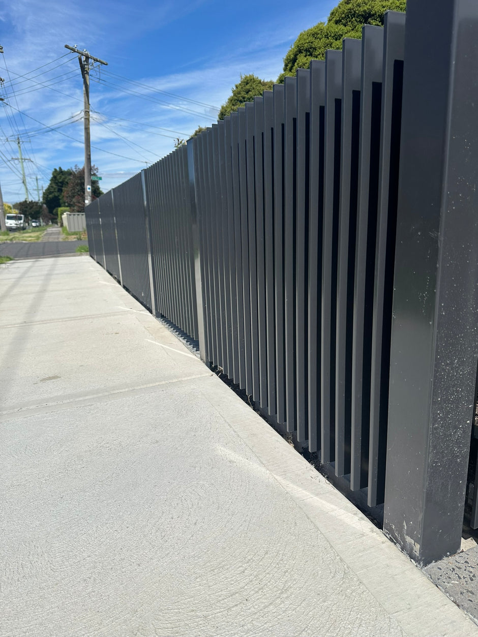 Aluminium Fin Blade Gates | National Fencing Australia